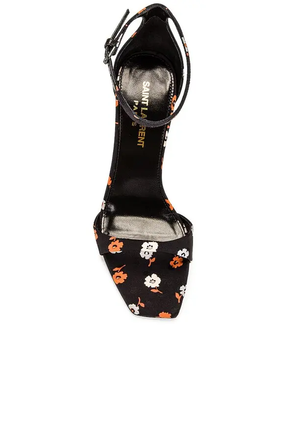 Saint Laurent Bea Ankle Strap Sandals