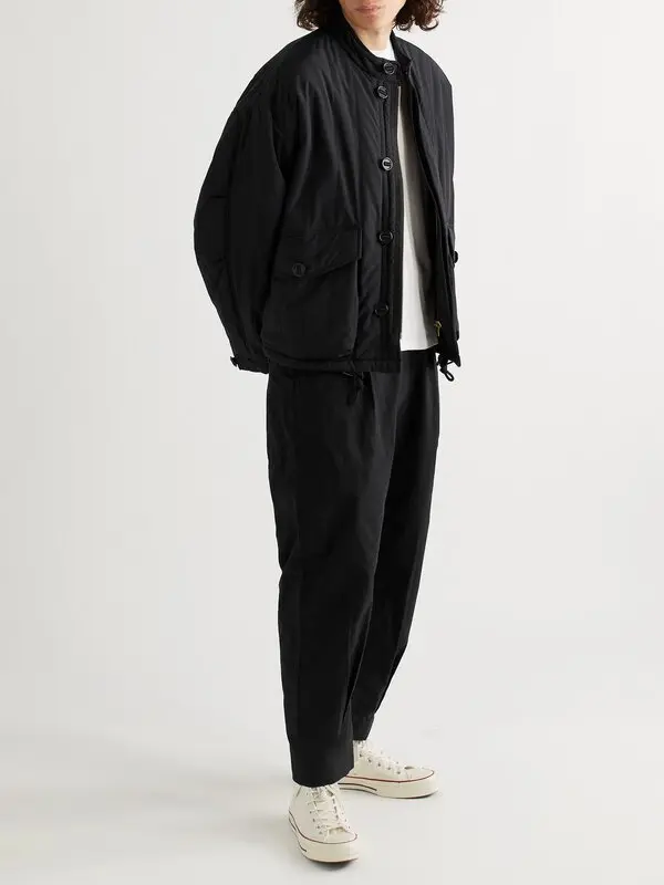 Applied Art Forms Cm1-3 Padded Quilted Nylon Jacket Liner In Black 