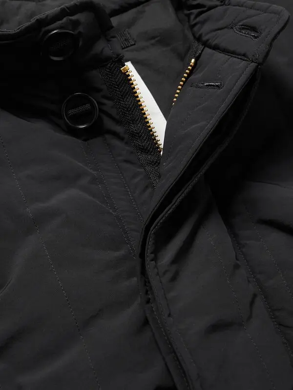 Applied Art Forms Cm1-3 Padded Quilted Nylon Jacket Liner In Black 
