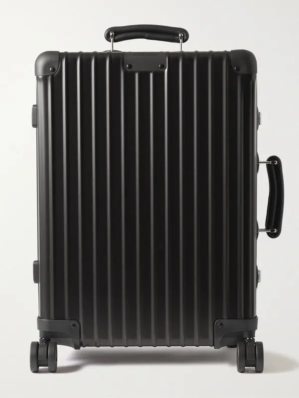 RIMOWA Classic 55cm Aluminium Carry-on Suitcase - Black