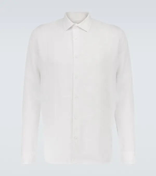 Orlebar Brown Giles Linen Long-sleeved Shirt - White