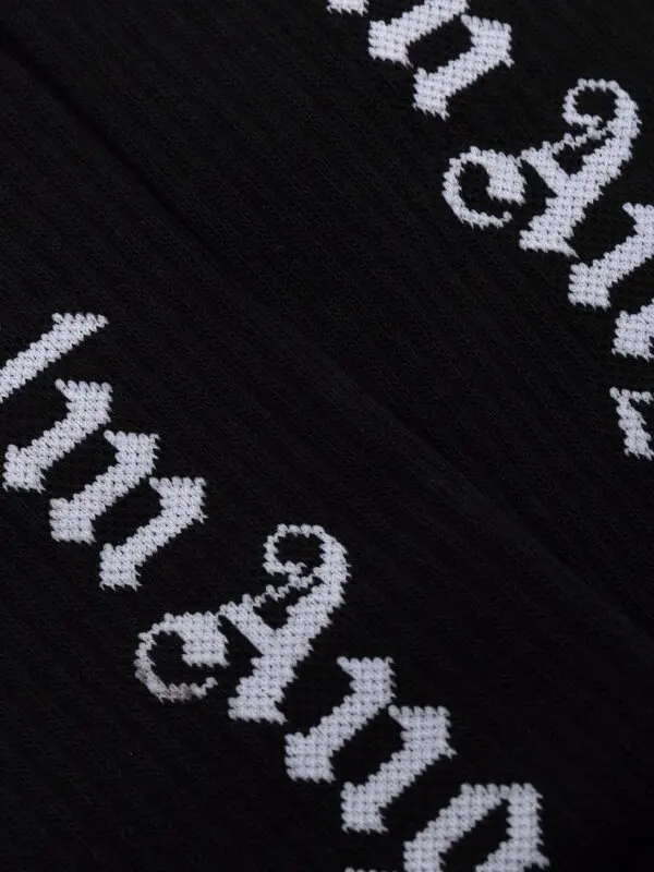 Palm Angels Intarsia-logo Socks