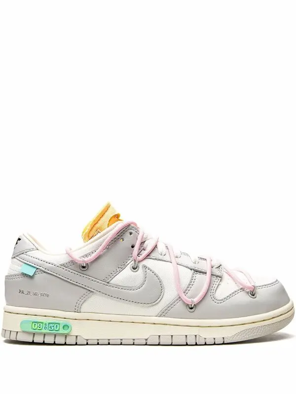 Nike X Off White Dunk Low 09 Sneakers - White
