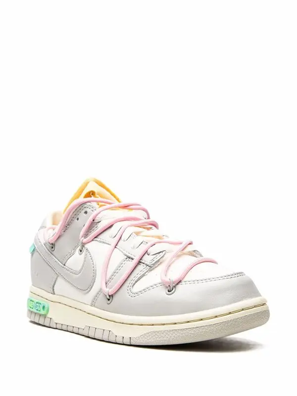 Nike X Off White Dunk Low 09 Sneakers - White