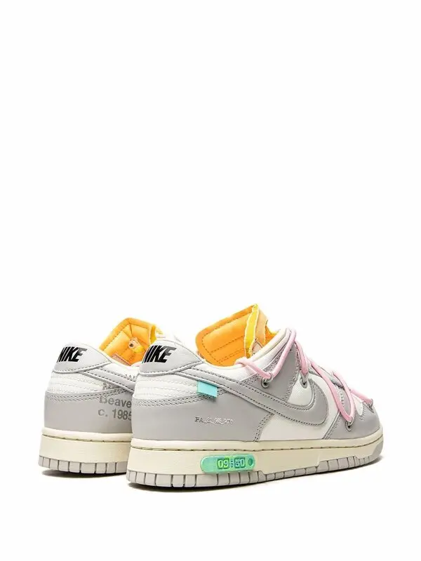 Nike X Off White Dunk Low 09 Sneakers - White