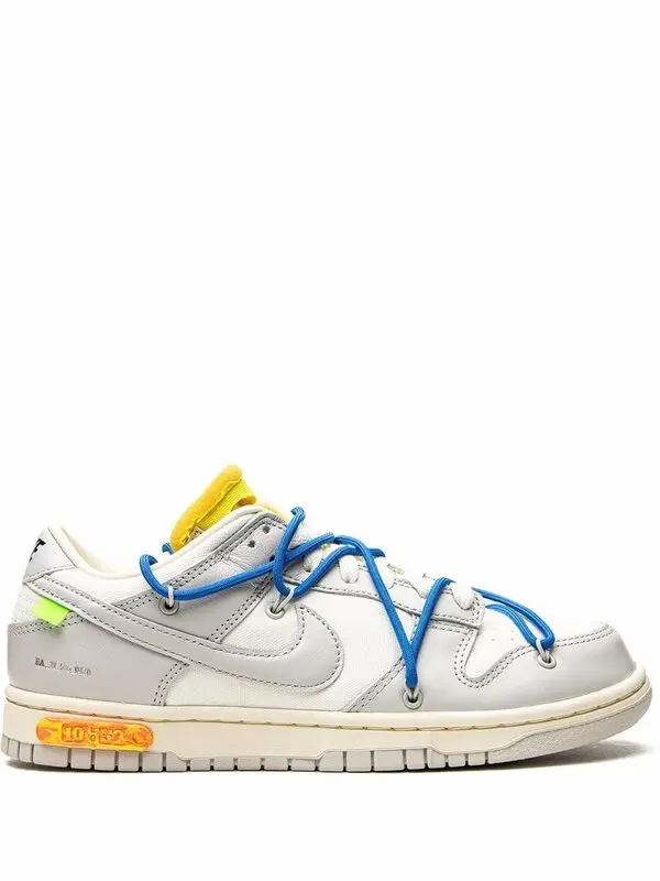 Nike X Off White Dunk Low Lot Sneakers - White