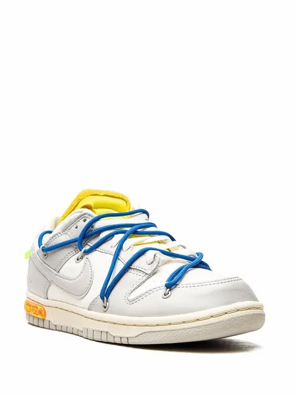 Nike X Off White Dunk Low Lot Sneakers - White