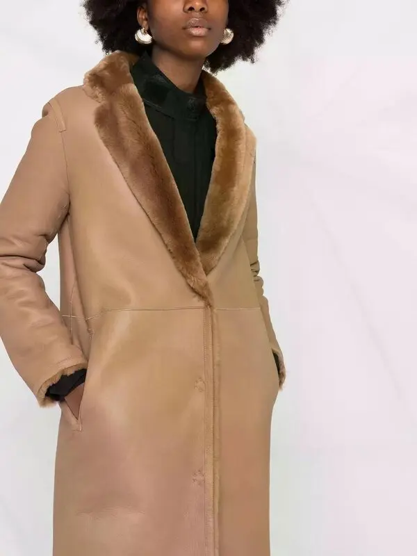 YVES SALOMON Reversible Lambskin Coat