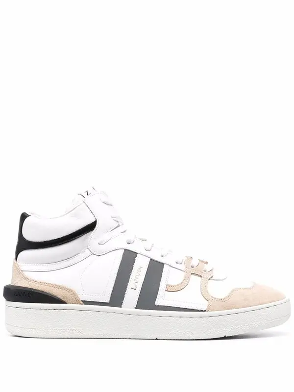 LANVIN Clay High-top Sneakers - White