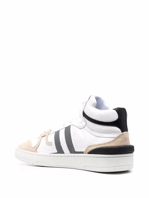 LANVIN Clay High-top Sneakers - White