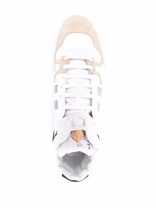 LANVIN Clay High-top Sneakers - White