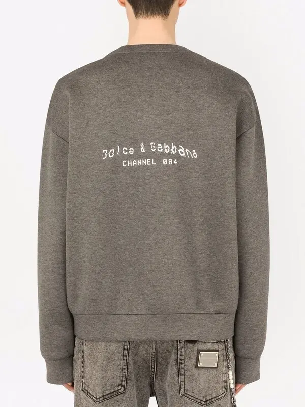 Dolce & Gabbana Graphic-print Sweatshirt - Grey