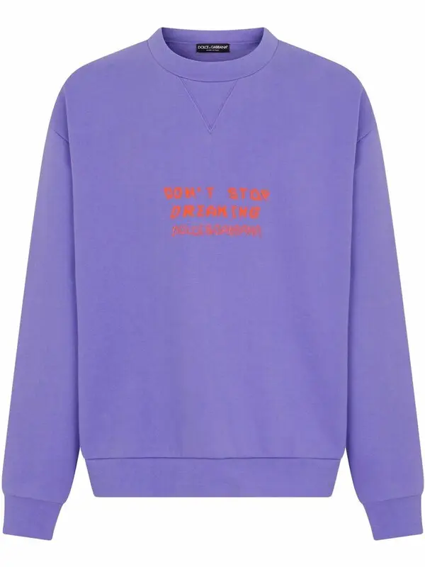 Dolce & Gabbana Embossed Cotton-blend Sweatshirt