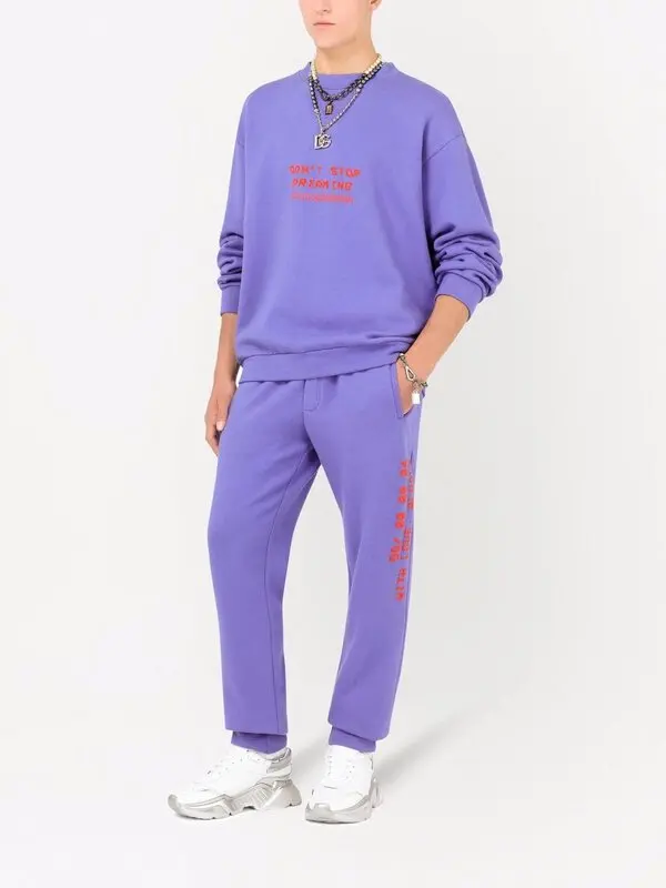 Dolce & Gabbana Embossed Cotton-blend Sweatshirt