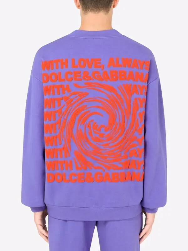 Dolce & Gabbana Embossed Cotton-blend Sweatshirt