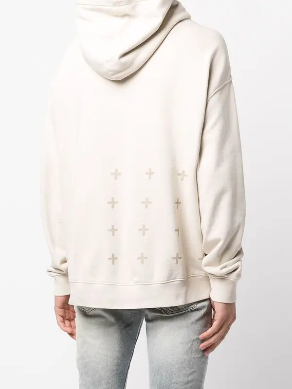 Ksubi 4 X 4 Biggie Cotton Hoodie - Neutrals