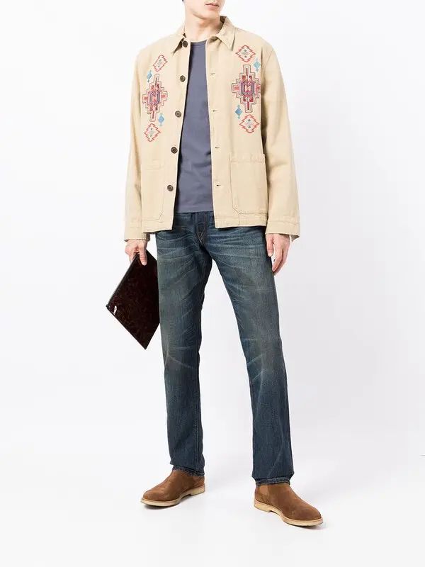 Ralph Lauren Whiskering Effect Jeans - Blue