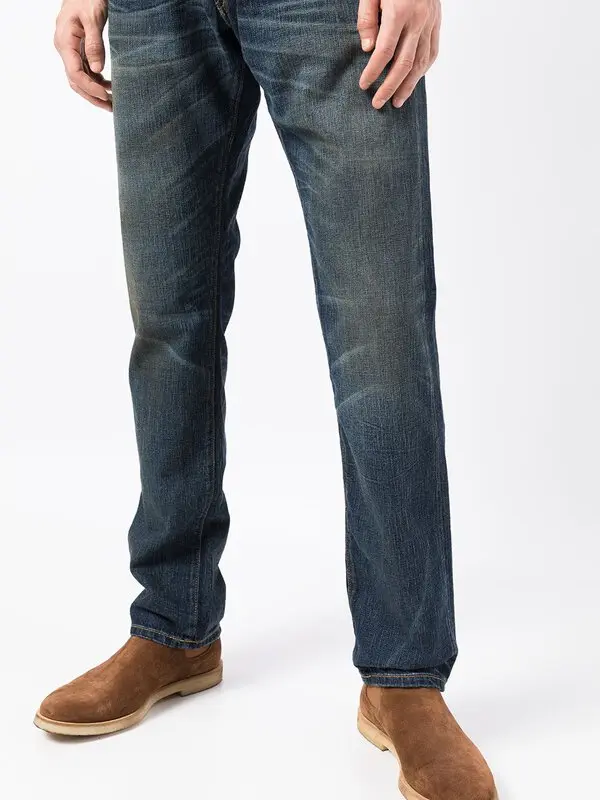 Ralph Lauren Whiskering Effect Jeans - Blue