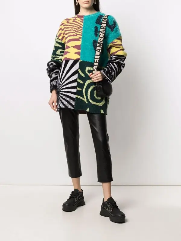 Stella McCartney Colour-blocked Logo Jumper