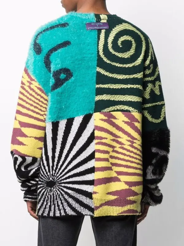 Stella McCartney Colour-blocked Logo Jumper