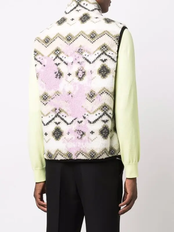 MSGM Reversible Zipped Gilet - Neutrals