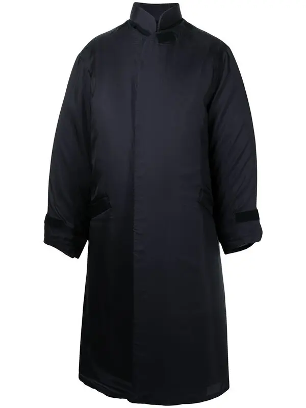 Yohji Yamamoto Concealed-front Coat