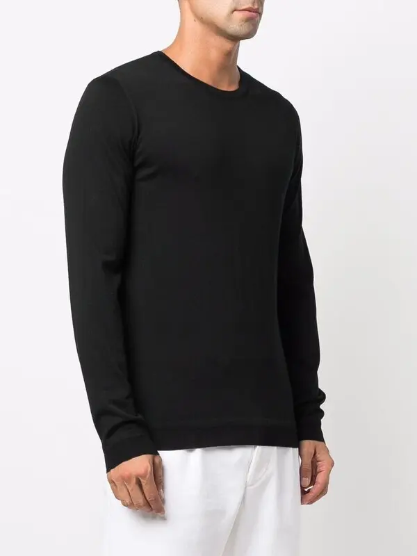 GOES BOTANICAL Crew-neck Knit Jumper - Black