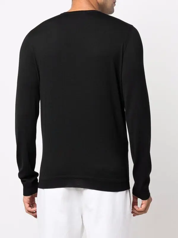 GOES BOTANICAL Crew-neck Knit Jumper - Black
