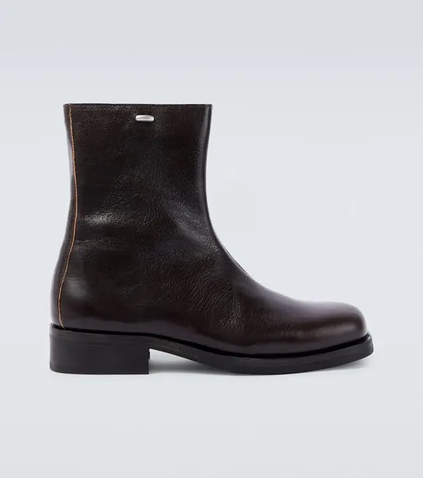 Our Legacy Camion Leather Ankle Boots - Brown