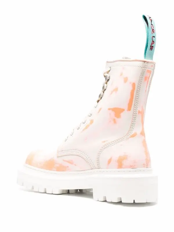 Camper Eki Chunky-sole Lace-up Boots - White