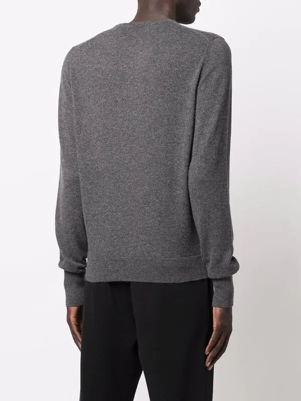 DRUMOHR Fine Knit Cashmere Jumper - Grey