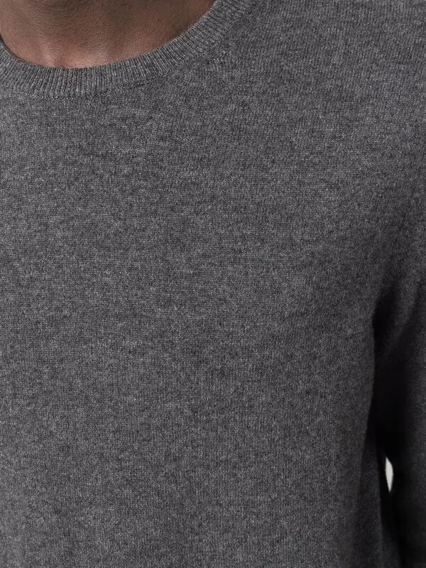 DRUMOHR Fine Knit Cashmere Jumper - Grey