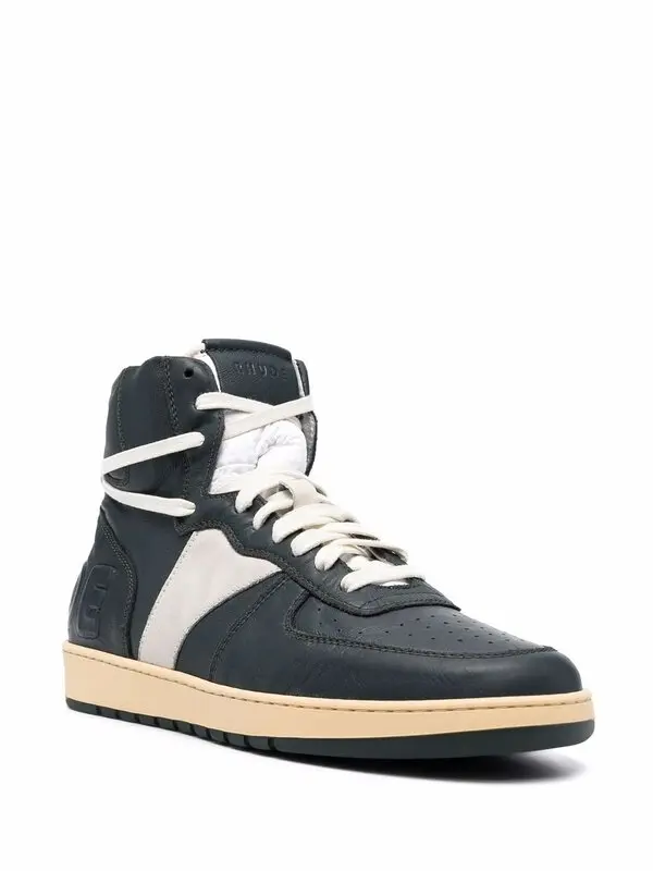 Rhude Bball High-top Sneakers - Green
