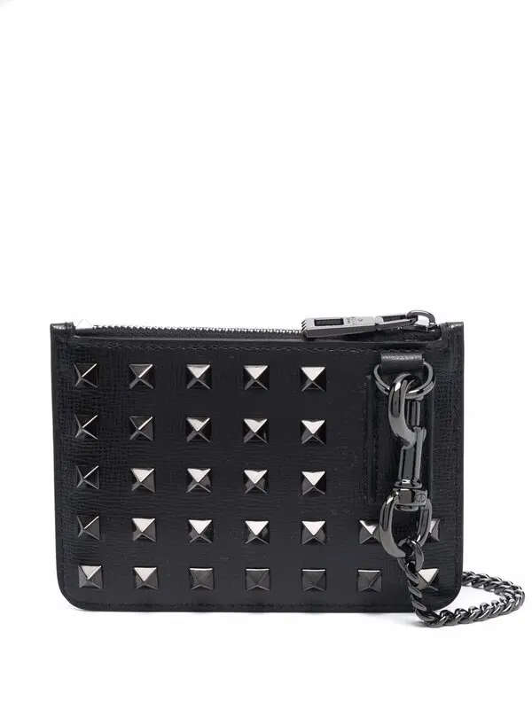 Valentino Garavani Rockstud-embellished Cardholder