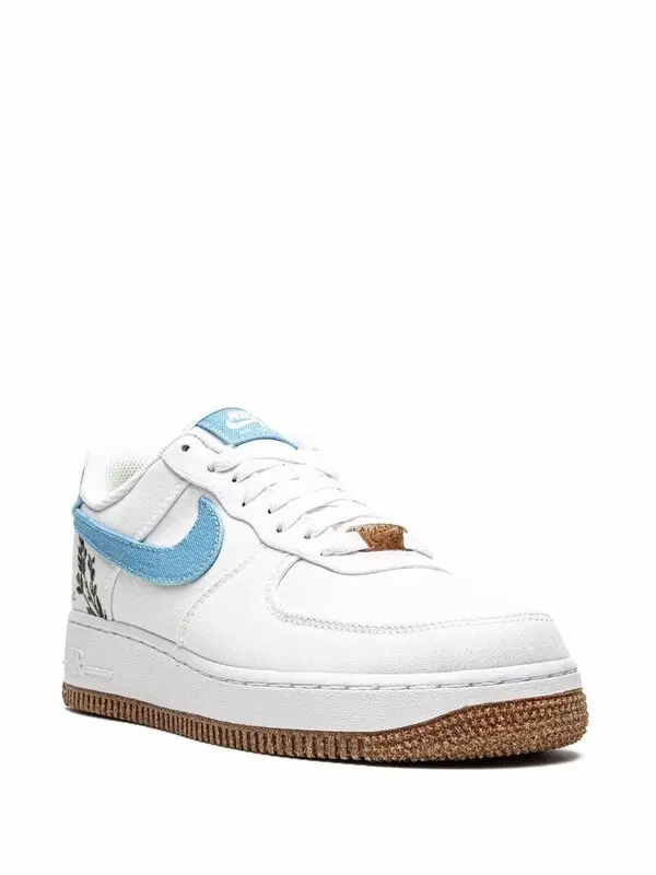 Nike Air Force 1 '07 Indigo Sneakers - White