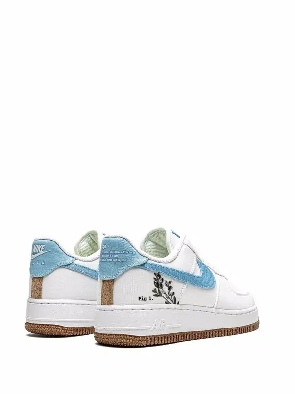 Nike Air Force 1 '07 Indigo Sneakers - White