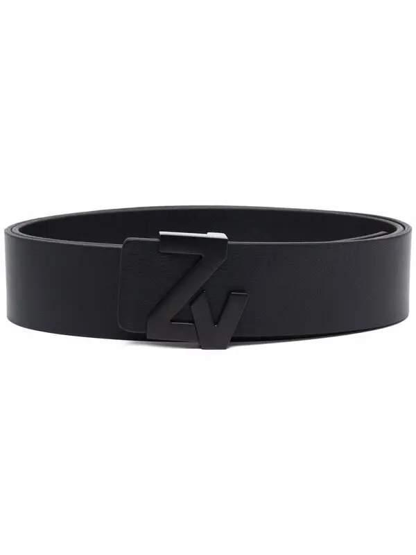 Zadig&Voltaire Logo-buckle Belt - Black