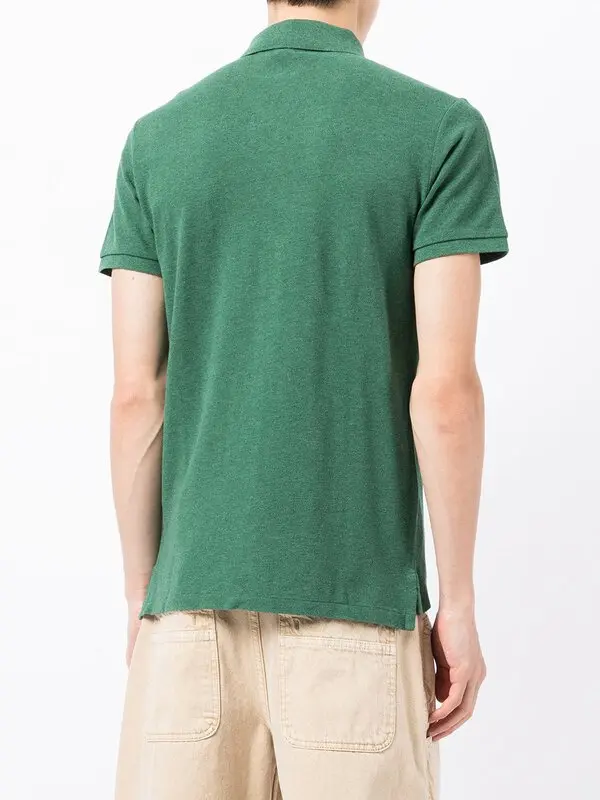 Polo Ralph Lauren Embroidered-motif Polo Shirt - Green