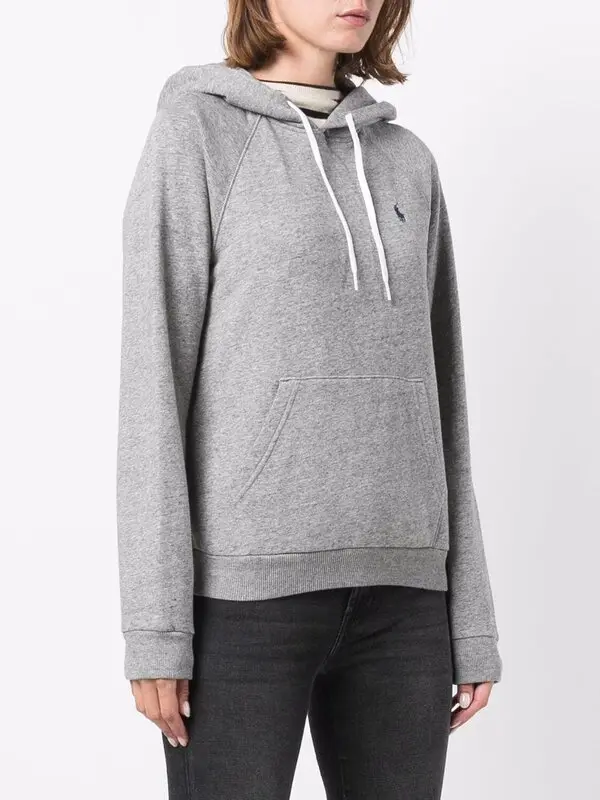Polo Ralph Lauren Embroidered-pony Hoodie - Grey