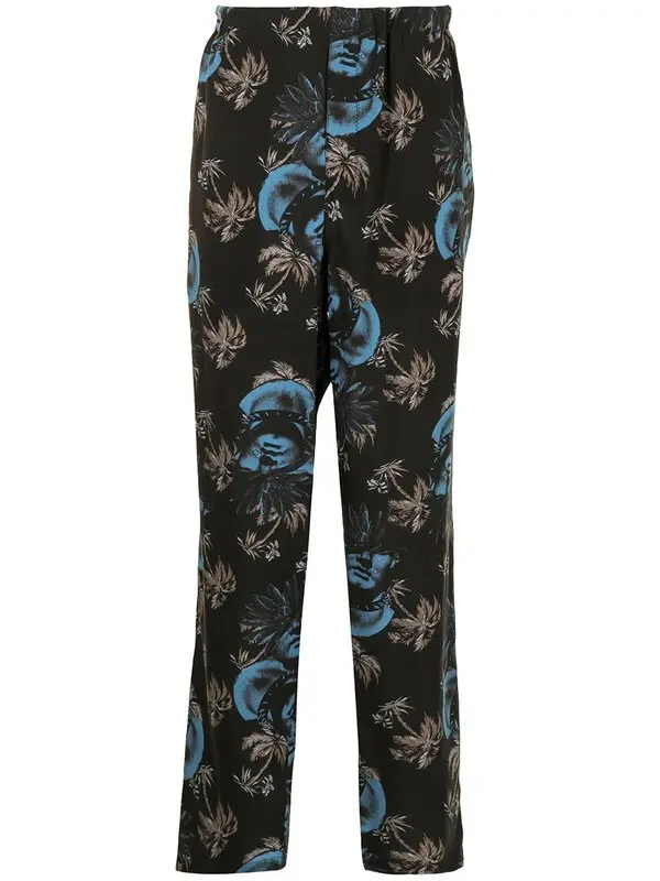UNDERCOVERISM Printed Straight-leg Trousers