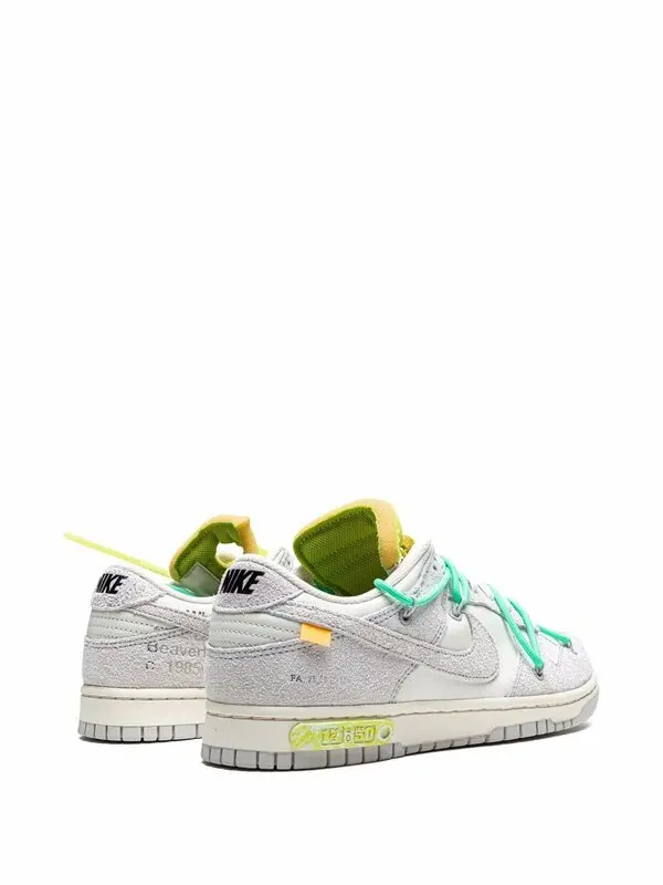Nike X Off White Dunk Low Lot 14 Sneakers - White
