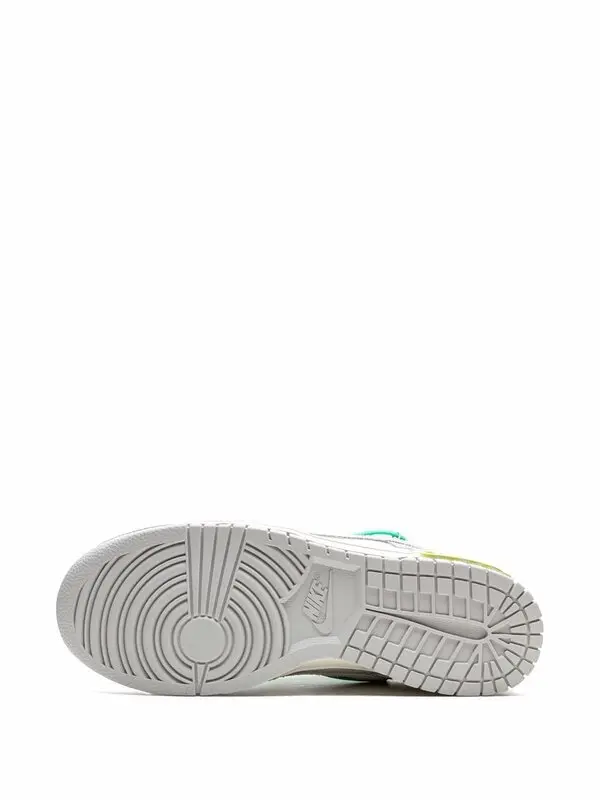 Nike X Off White Dunk Low Lot 14 Sneakers - White