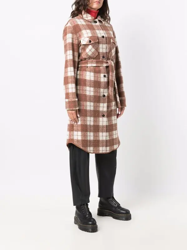 Woolrich Gentry Check-print Overshirt - Brown