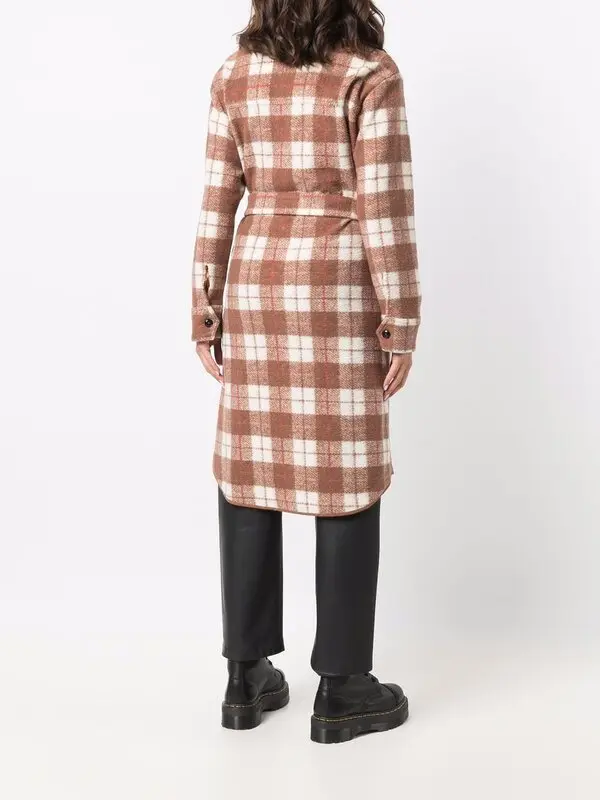 Woolrich Gentry Check-print Overshirt - Brown
