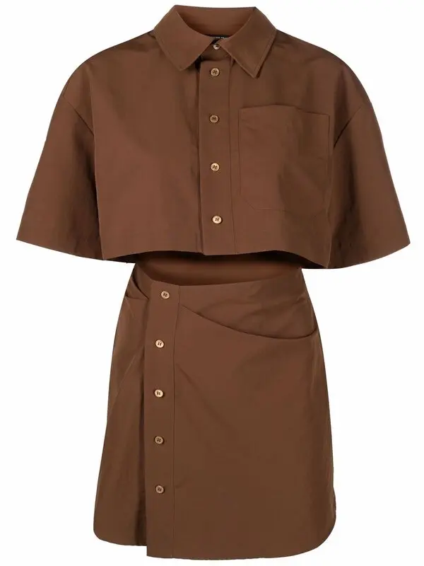 Jacquemus Arles Cut-out Mini Dress