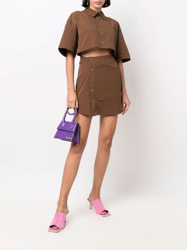Jacquemus Arles Cut-out Mini Dress