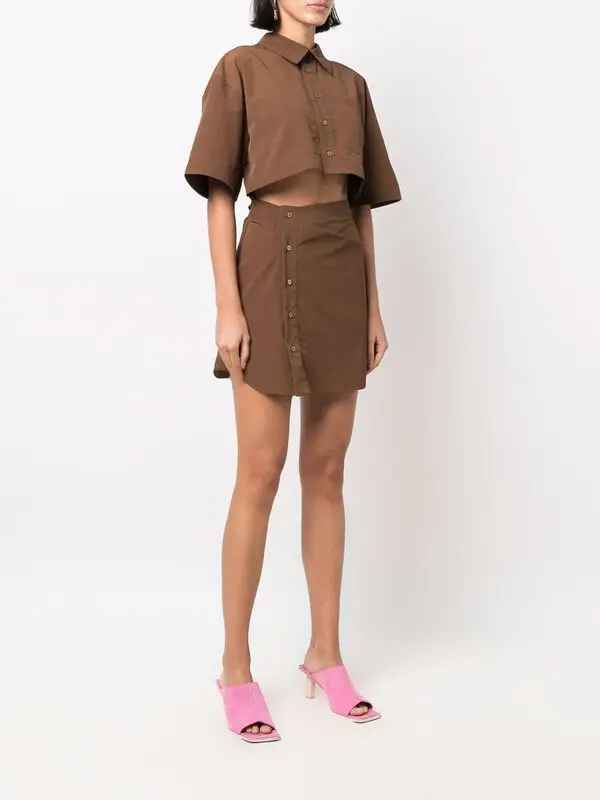 Jacquemus Arles Cut-out Mini Dress