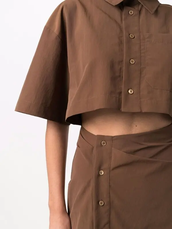 Jacquemus Arles Cut-out Mini Dress
