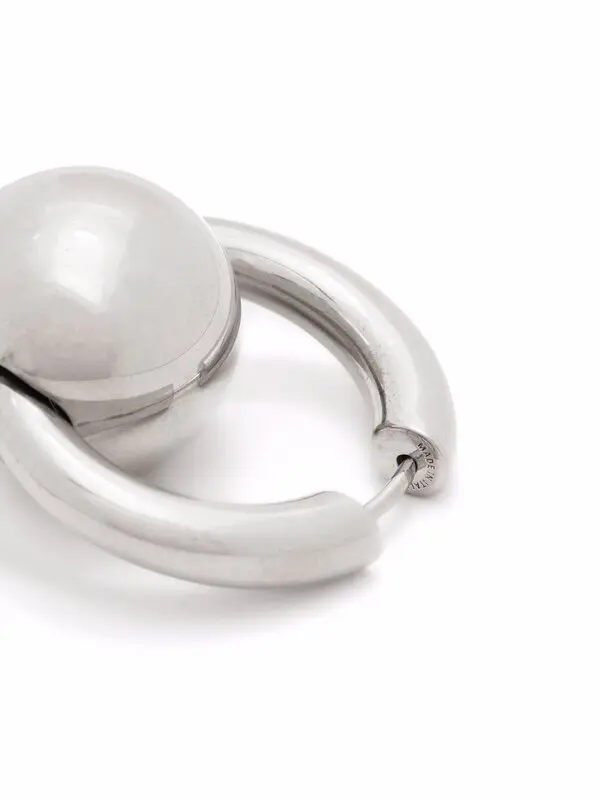 Balenciaga Hoop Ball Earrings
