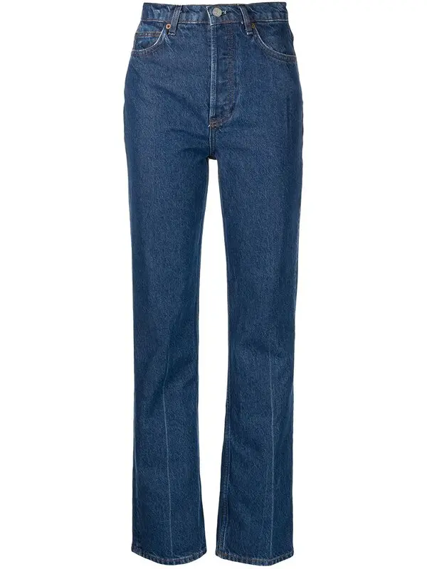 REFORMATION Cynthia High-rise Straight Jeans